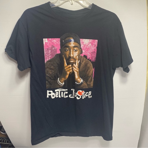 Shirts | Poetic Justice Tupac Shakur 2 Pac Mens Black Tshirt Size ...